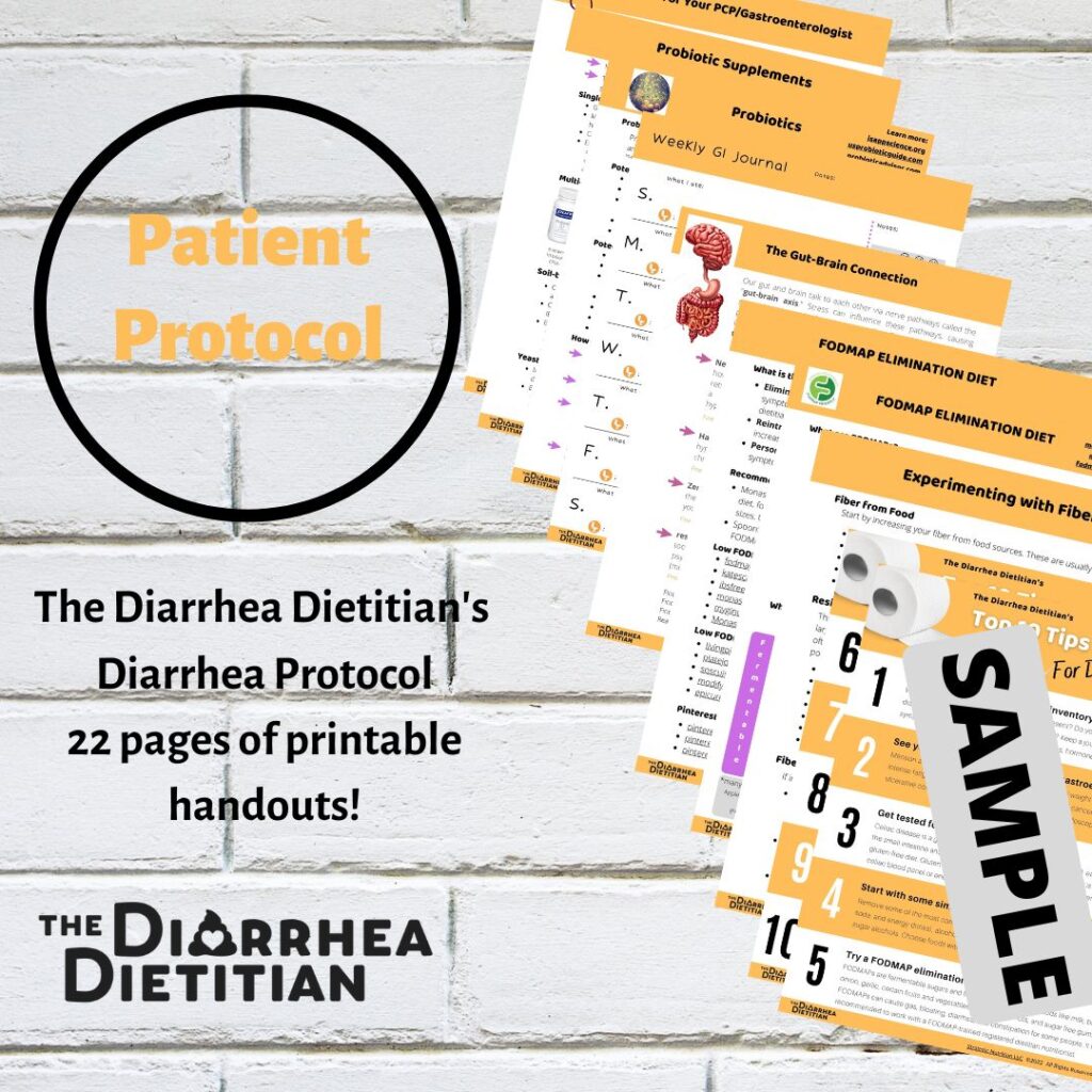 The Diarrhea Dietitian’s Diarrhea Protocol Bundle 2025