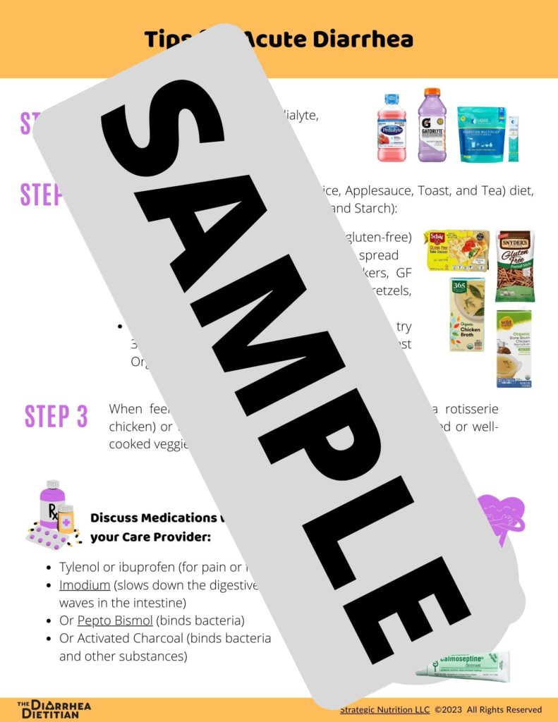 Tips for Acute Diarrhea (Free!)