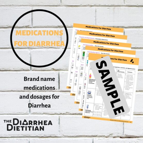 Medications for Diarrhea